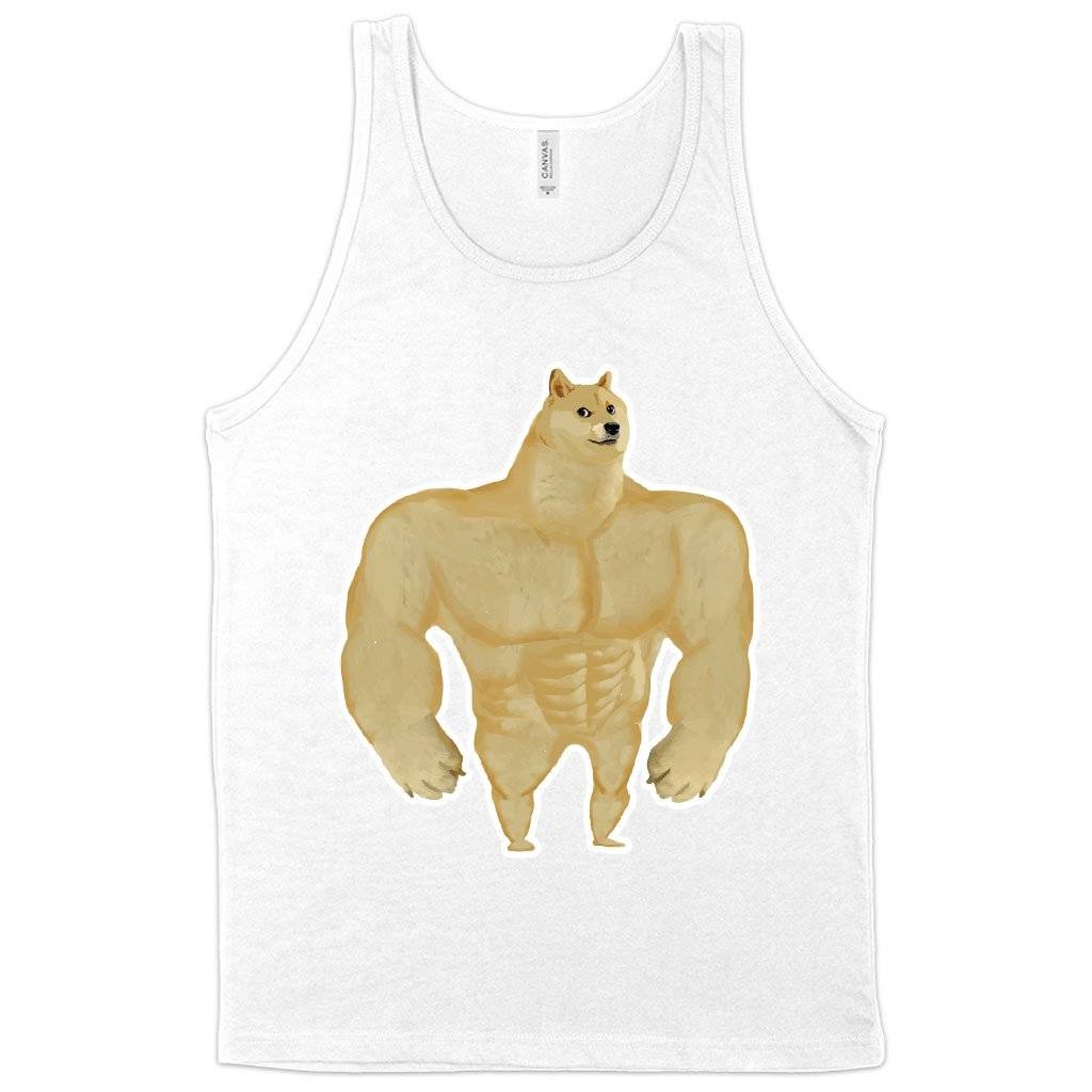 Women’s Muscle Doge Meme Tank