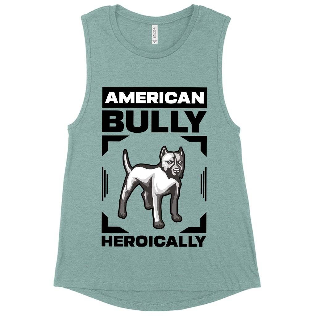 Women’s Muscle American Bully Heroically Tank